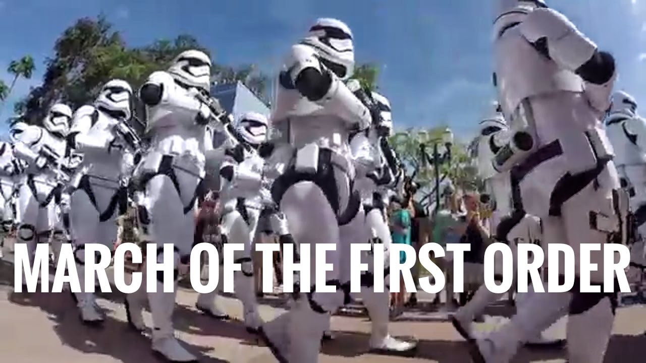 March of the First Order featuring Captain Phasma and Stormtroopers at ...