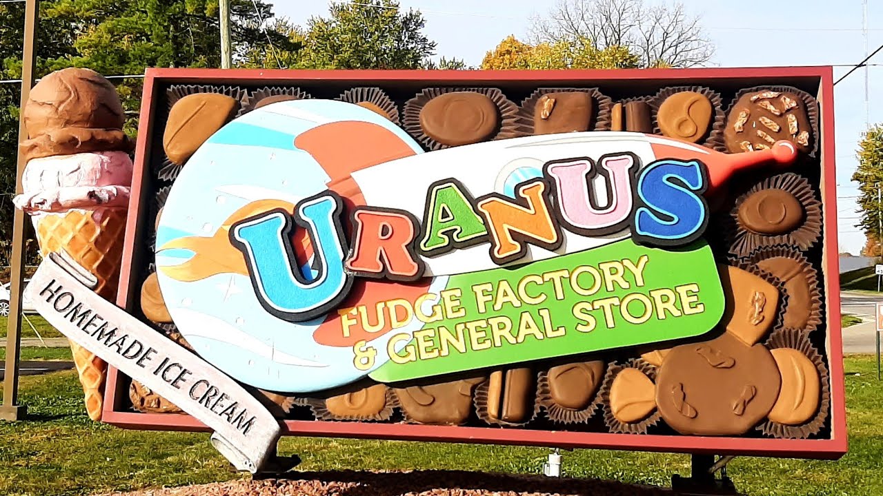 Uranus Fudge Factory, Anderson IN. - YouTube