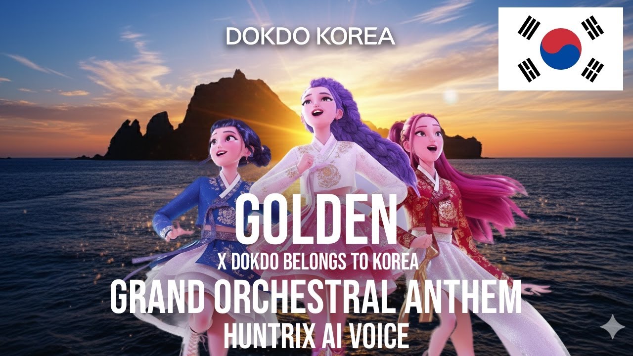 [감동폭발] 7단고음(Symphonic Opera Golden ver.) Huntrix Golden × Dokdo Is Korea’s Land Huntrix AI - YouTube