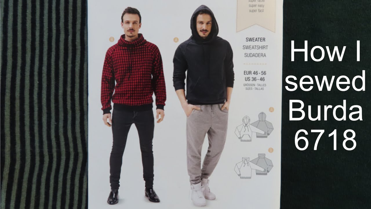 How I made burda style 6718 - YouTube