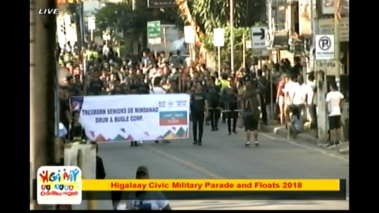 Higalaay Civic Military Parade and Floats 2018 - YouTube