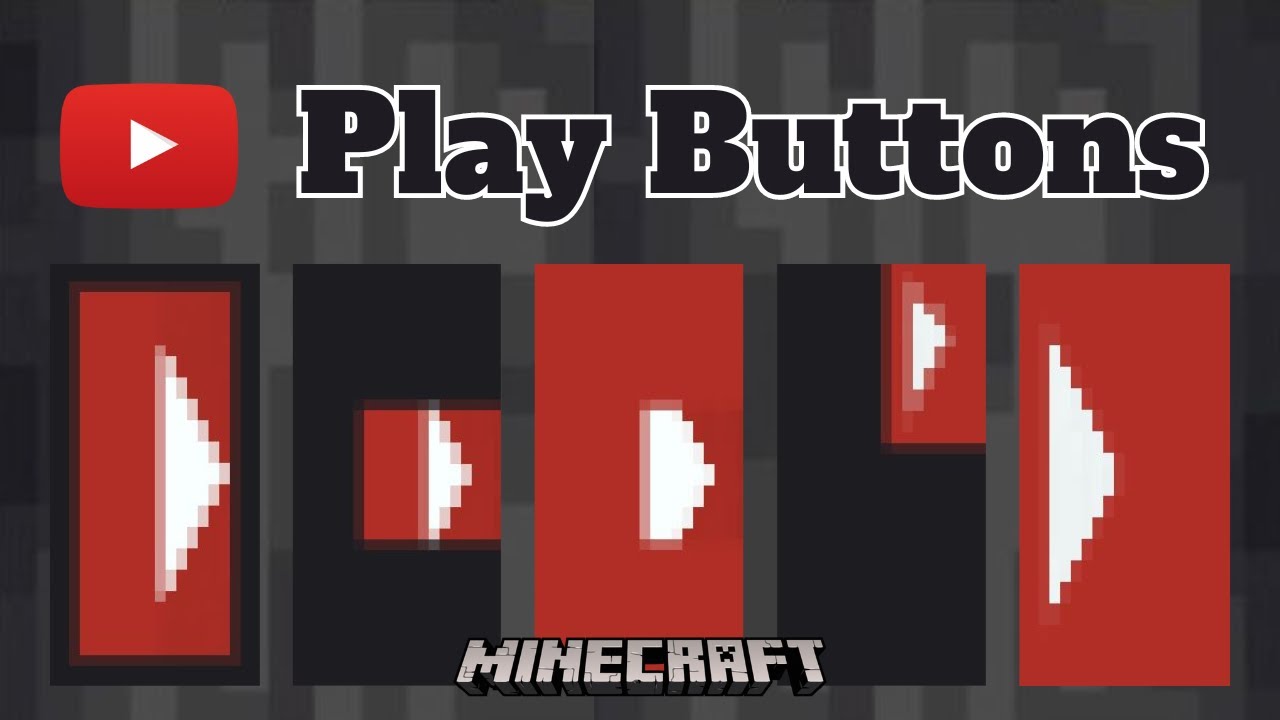 Minecraft YouTube Play Button Banner Designs - It's Banner Time! - YouTube