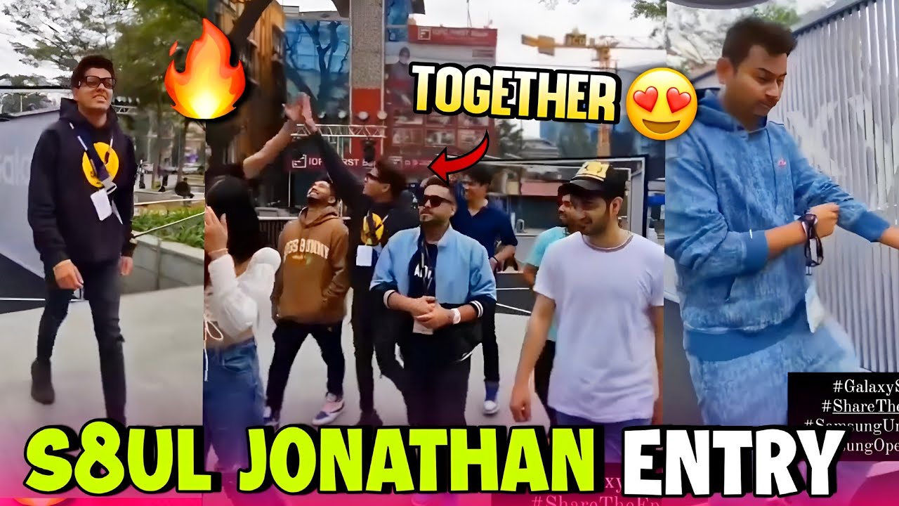 Scout Jonathan Dynamo Entry Together in Samsung Event🚀💛🇮🇳 - YouTube