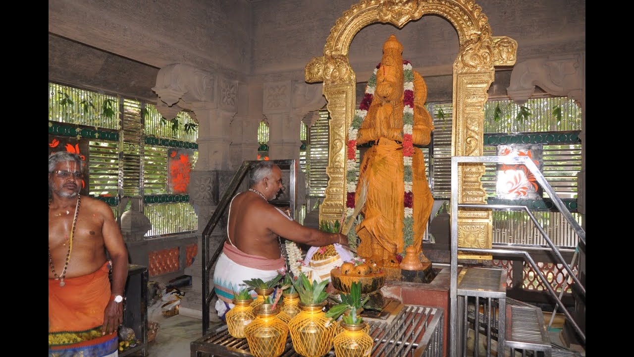 Ariyalur thamaraikulam anjeyanur temple thirumanjana function - YouTube