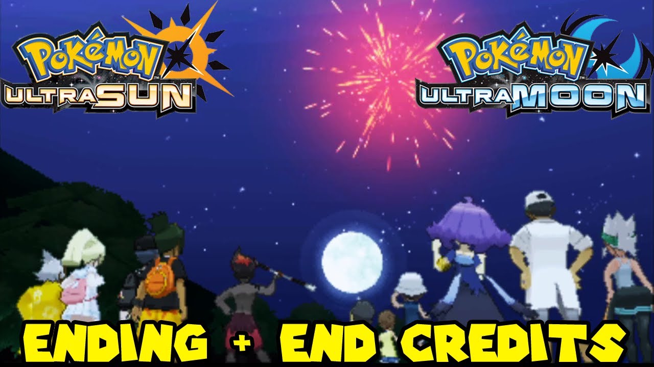 ENDING + END CREDITS in Pokemon Ultra Sun & Ultra Moon - YouTube