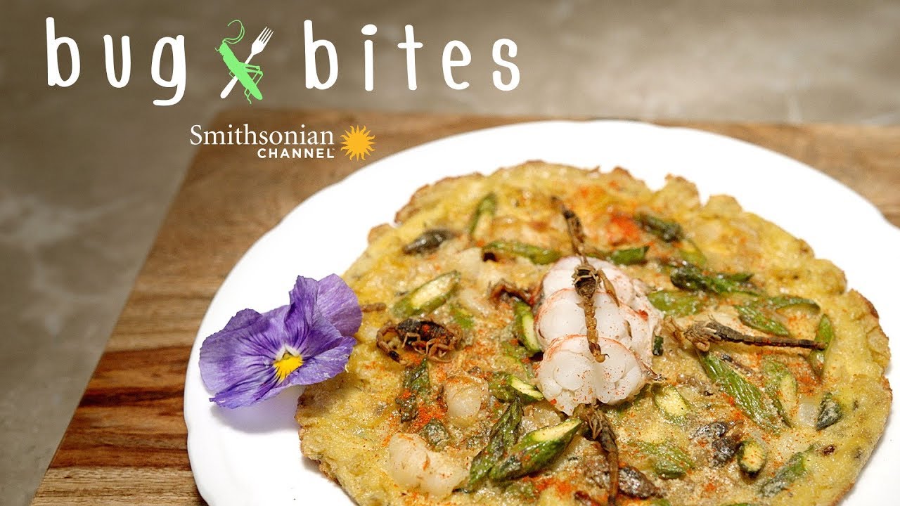 Bug Bites: Scorpion Lobster Frittata - YouTube