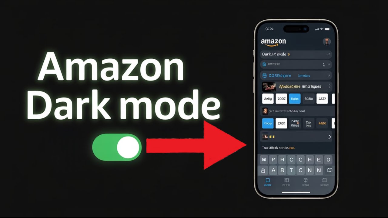 How To Enable Dark Mode On Amazon App - Full Guide - YouTube