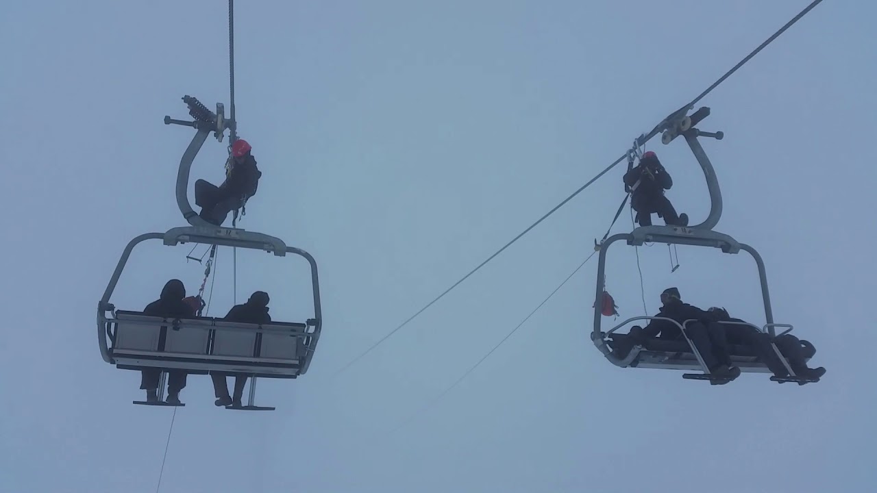 Telesiyej Kurtarma Eğitimi - Chair Lift Rescue Training - YouTube