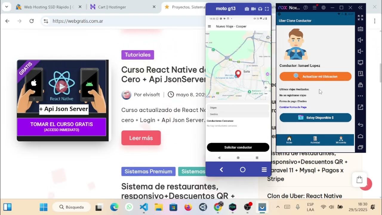 Clon de Uber. React Native + Nestjs + Mysql Parte 2 - YouTube