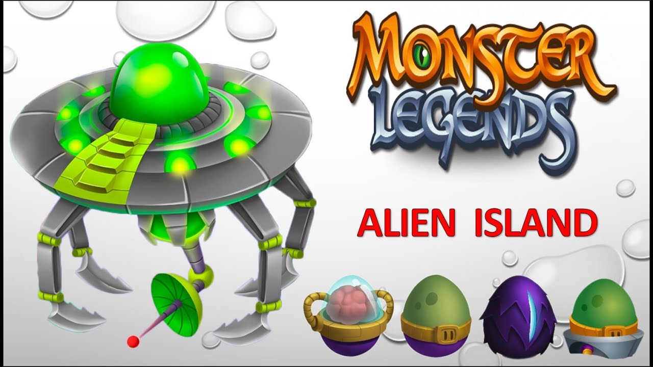 Monster Legends - Alien Island [Full Unlock 2015] - YouTube