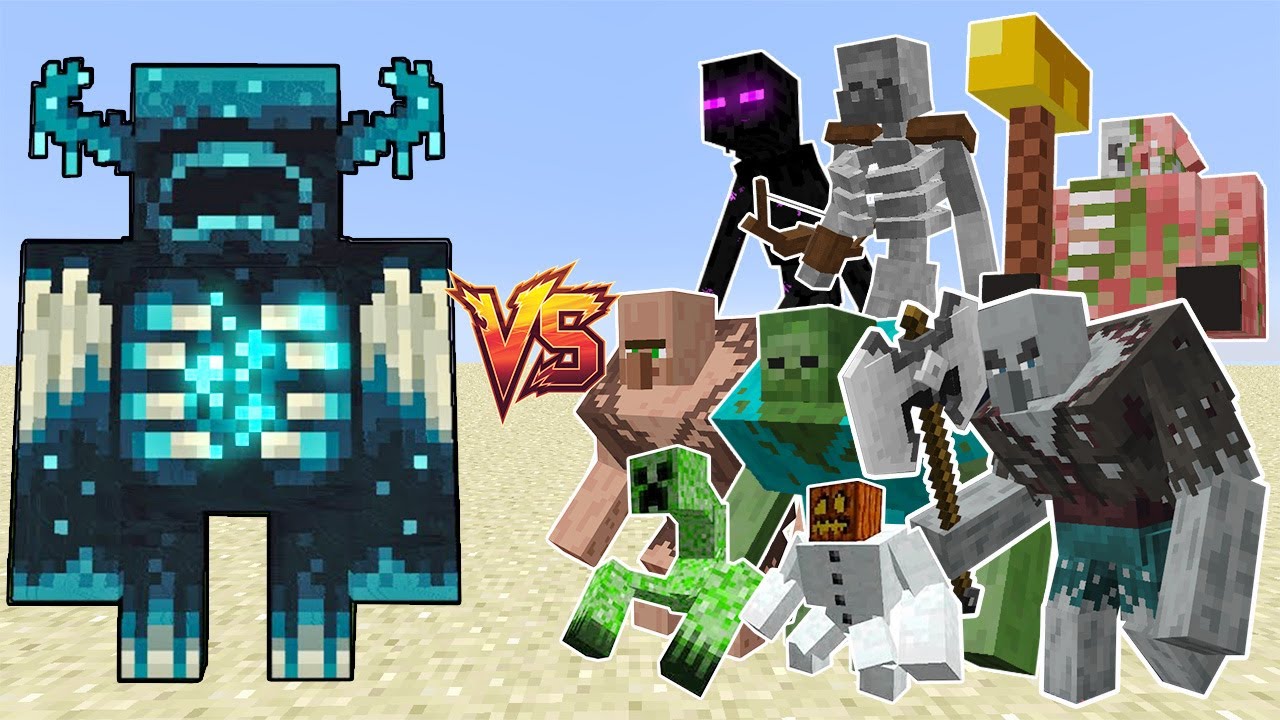 Warden vs Every Mutant Boss! | Ultimate Minecraft Mob Battle - YouTube