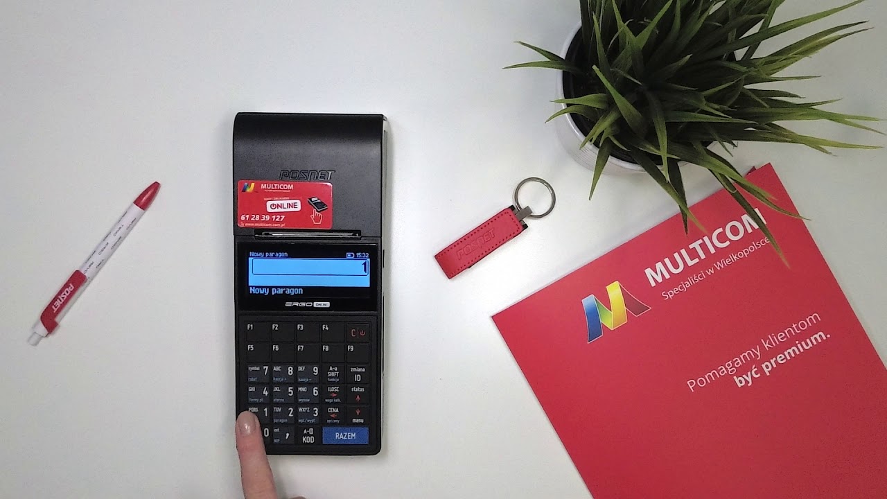 Sprzedaż na Posnet Ergo. Jak wystawić Paragon na Posnet Ergo? Multicom ...