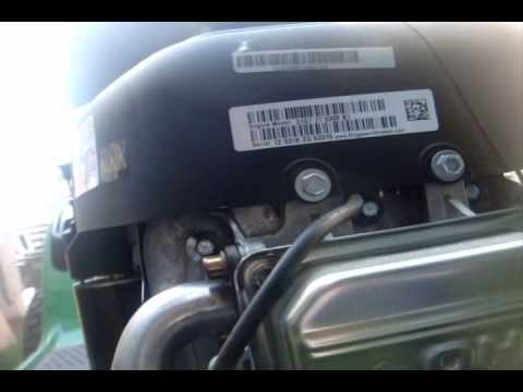 2012 John Deere D100 Lawn Tractor Arrives - Startup and Tour - YouTube