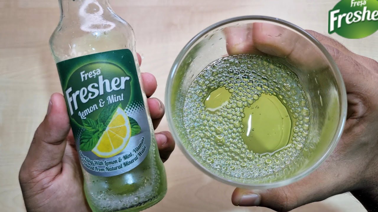 Fresa Fresher Lemon & Mint Sparkling Natural Mineral Water🍶 ...
