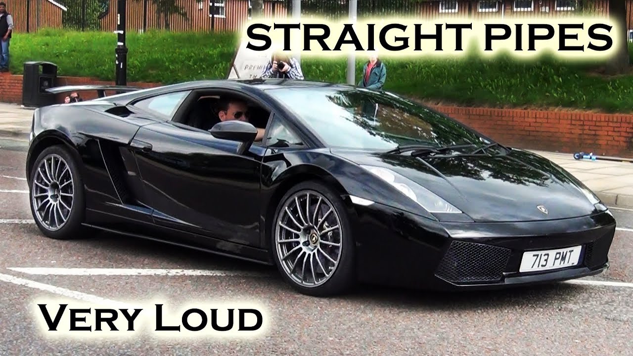 ANGRY Sounding Lamborghini Gallardo Superleggera w/ Straight Pipes ...