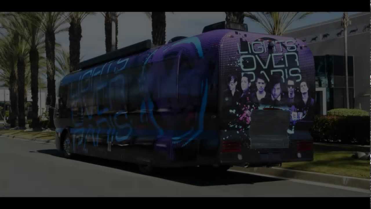 QUALITY COACHWORKS "VISION" TOUR BUS FOR LIGHTS OVER PARIS LIMO ...
