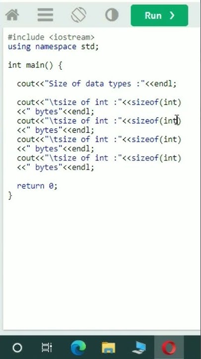How to find the size of fundamental data types in C++ | C plus plus ...