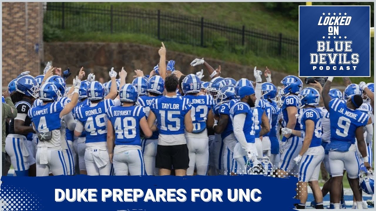 Duke Football Prepares for Victory Bell Matchup vs. UNC | Duke Blue ...