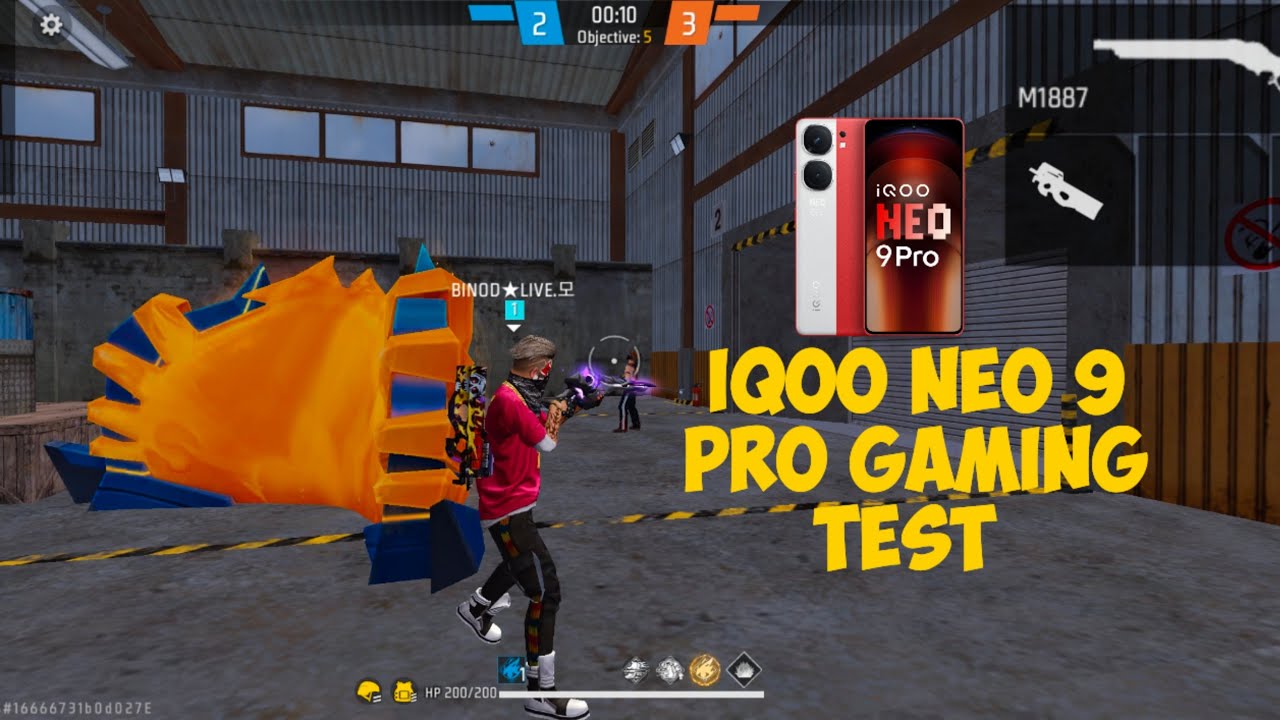 Iqoo neo 9 pro gaming test free//iqoo neo 9 pro 120fps gameplay - YouTube