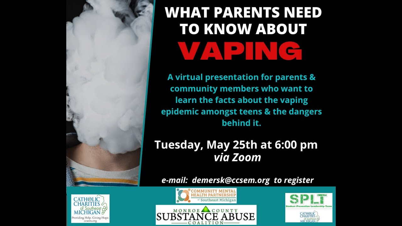 Vaping Presentation - What Parents Need to Know - YouTube