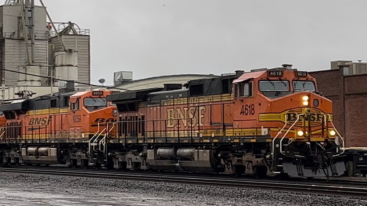 BNSF 4618 H-PASTAC Priority Manifest, Chehalis Wa 01/21/2023 - YouTube