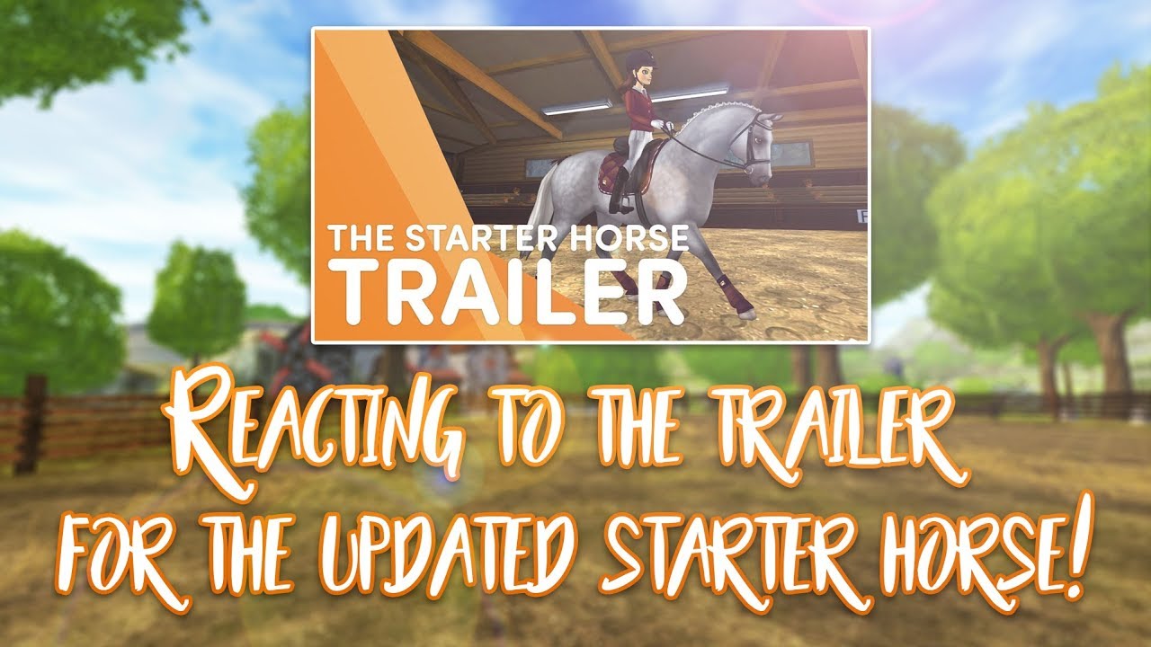 Reacting to the trailer for the UPDATED starter horse! | Star Stable ...