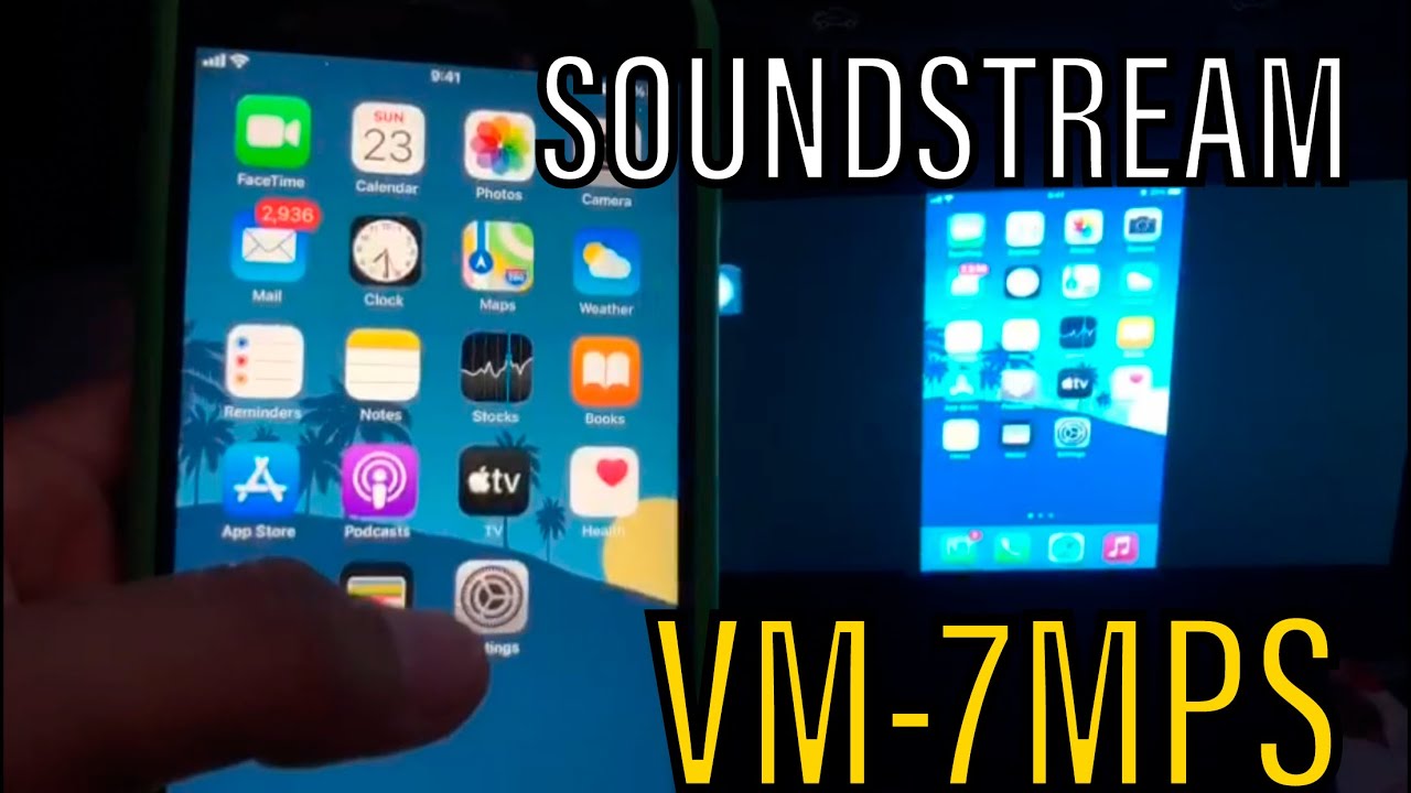 Soundstream VM-7MPS ¡Cambiar logo! Review de todas sus funciones - YouTube