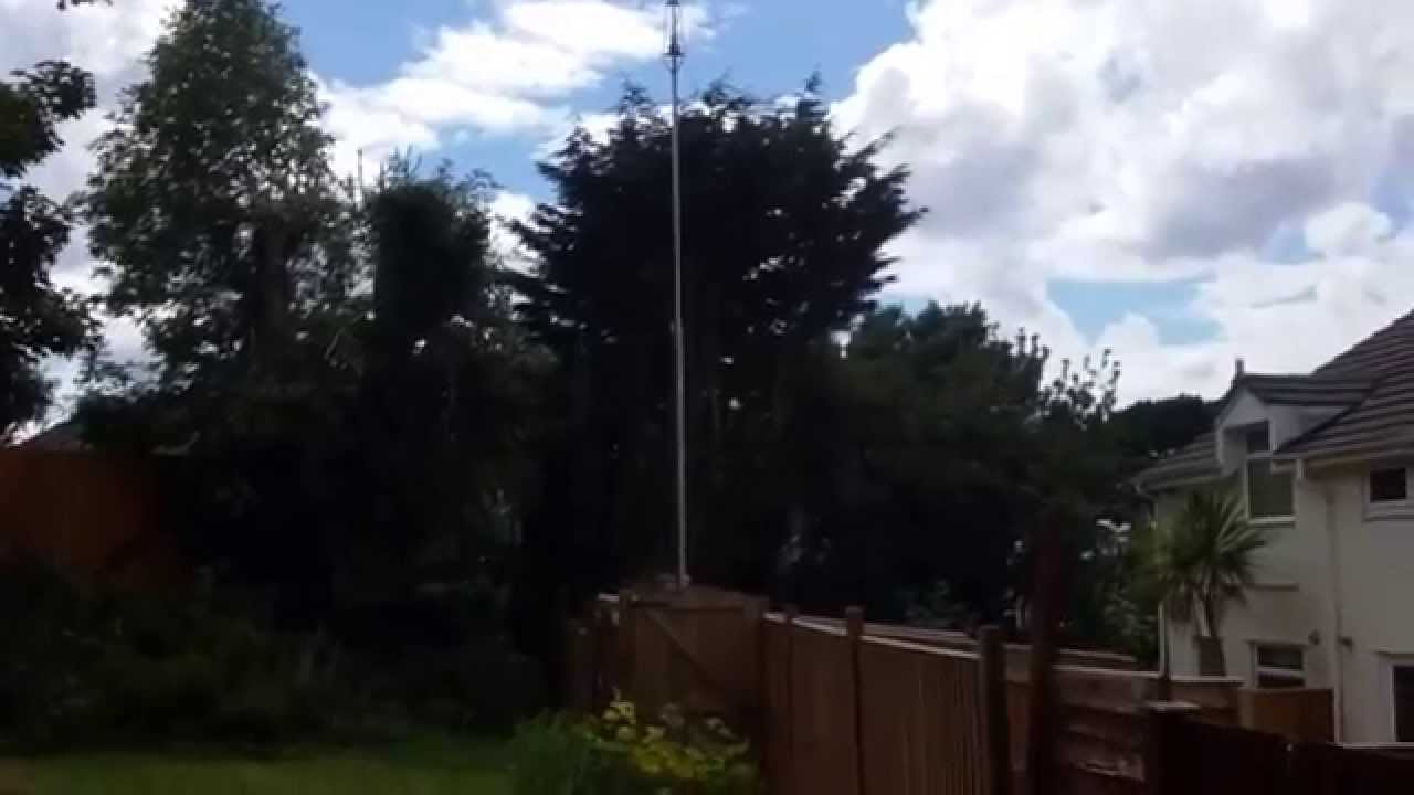 Mosley TA33 + WARC with 40m add-on kit @ G0KIK Plymouth UK - YouTube