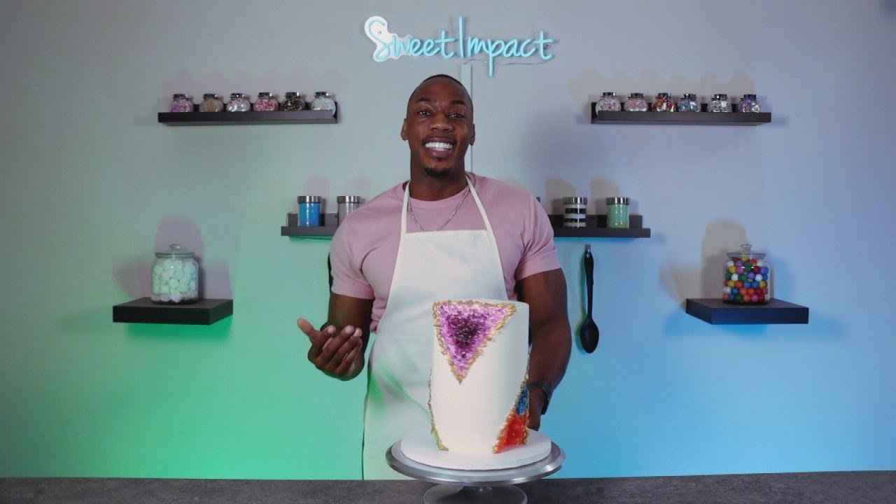 Self-Taught Baker With 2M TikTok Followers Makes SUPER Impressive Geode ...