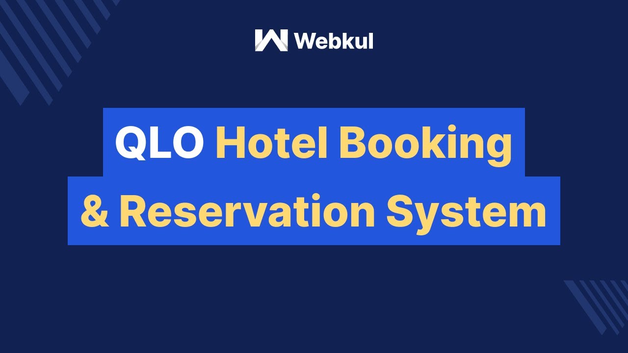 QLO - Your Own Hotel Booking & Reservation System - YouTube