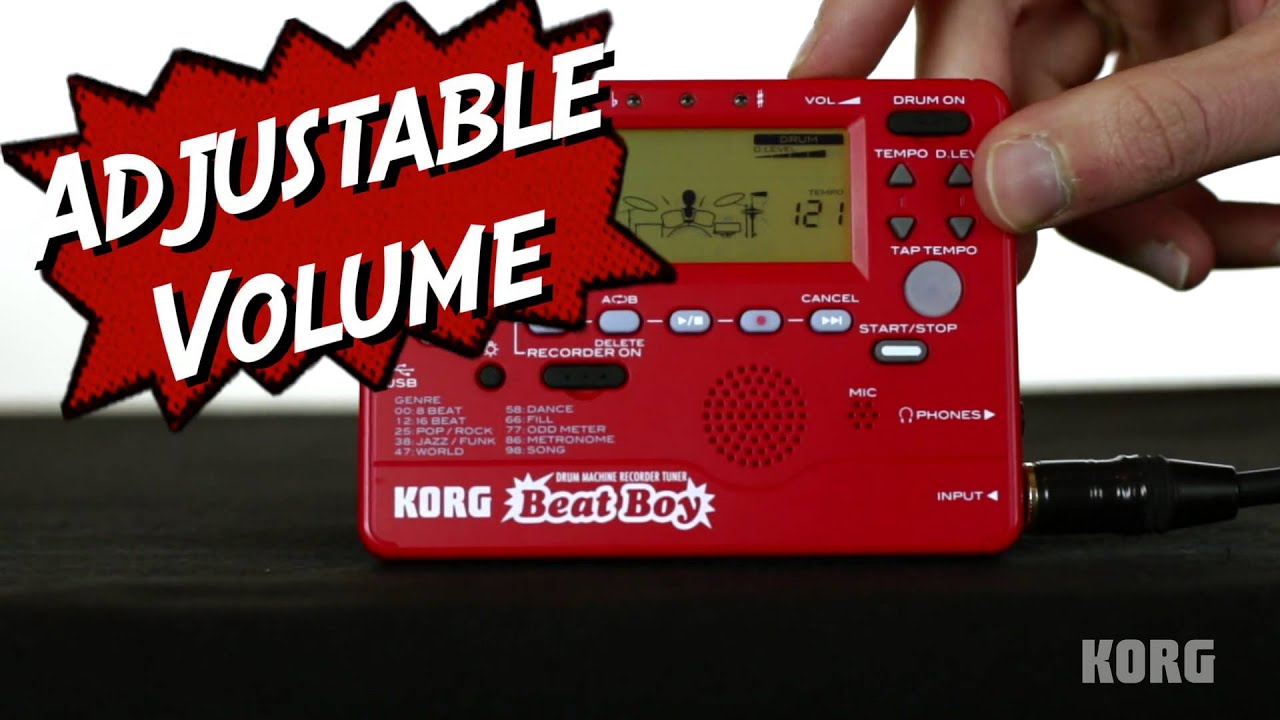 Korg Beat boy - Ritmos, efectos, grabador, y afinador ¡Todo en uno ...