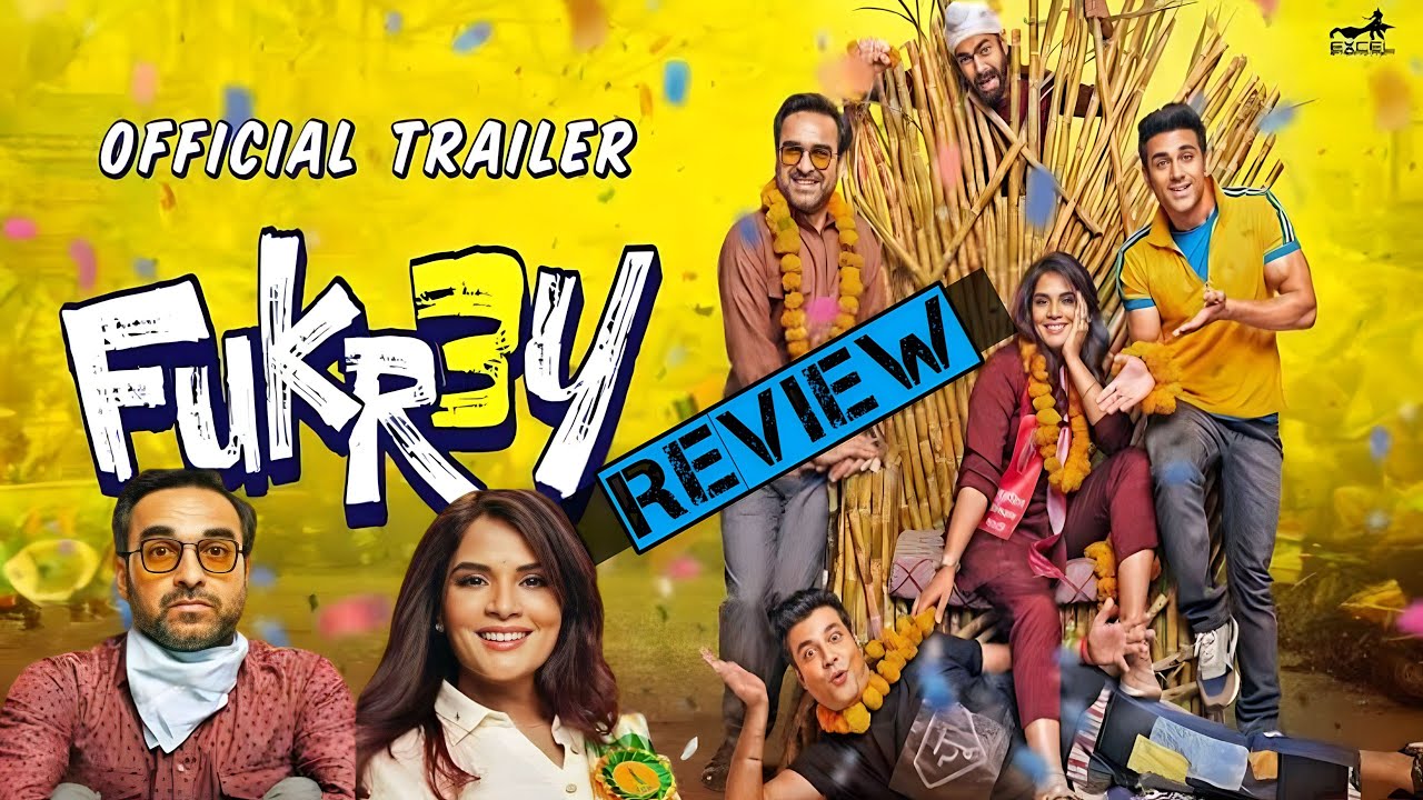 Fukrey 3| Official Trailer Review| Pulkit| Varun| Manjot| Richa C ...