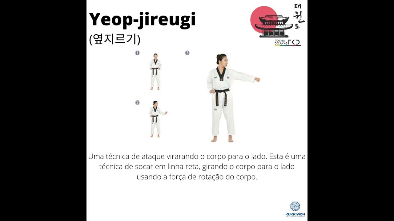 Movimentos Taekwondo - Yeop jireugi #taekwondo #taekwondomartialarts #taekwondofamily - YouTube