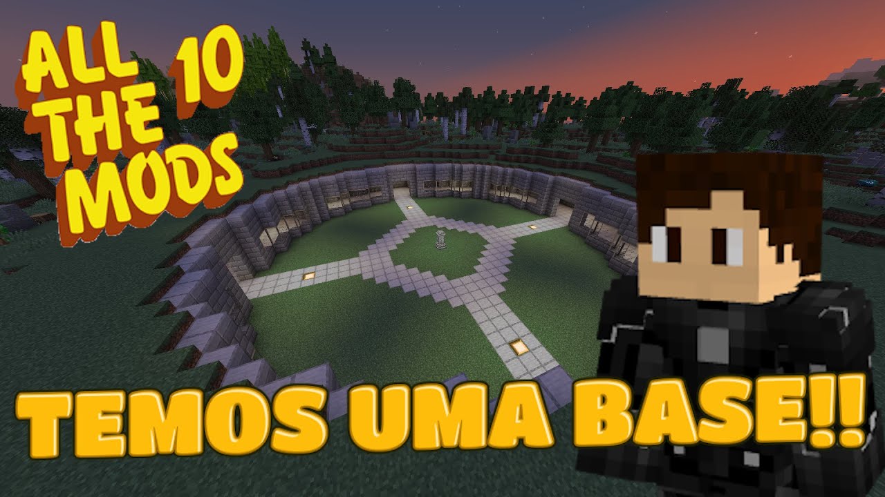 Construímos nossa base!!- ATM10 EP#9 - YouTube
