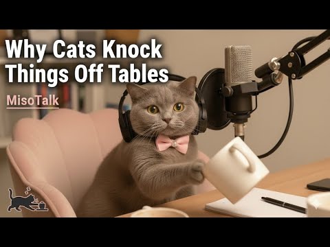 Why Cats Knock Things Off Tables 🍵 | MisoTalk EP.3 — A Cat’s Guide to ...