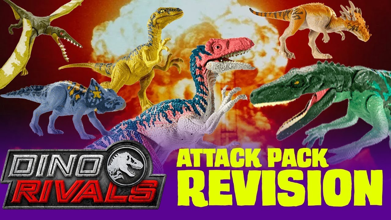 DINO RIVALS ATTACK PACK - Revisión y opinión - Jurassic World - YouTube