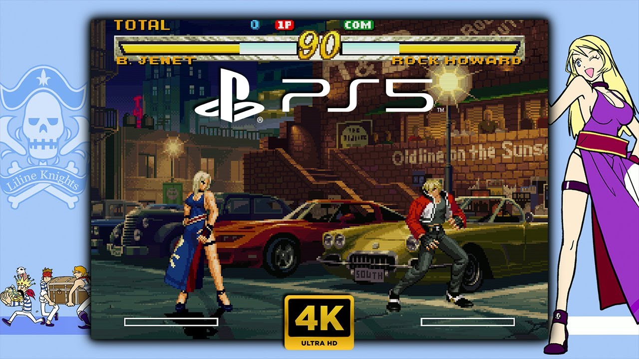 Garou Mark of the Wolves (PS5) B. Jenet Vs Rock Howard – 4K HDR - YouTube