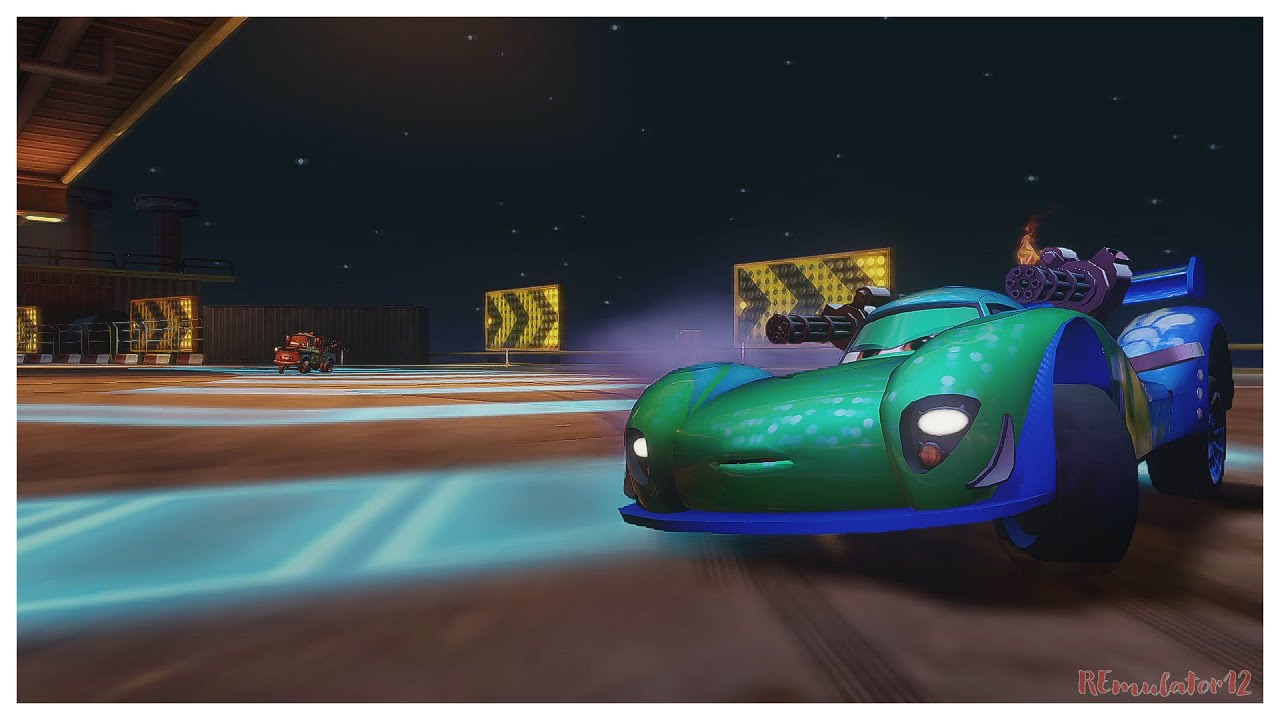 Cars 2 The Video Game | Carla Veloso - Battle Race (Machine Guns ...