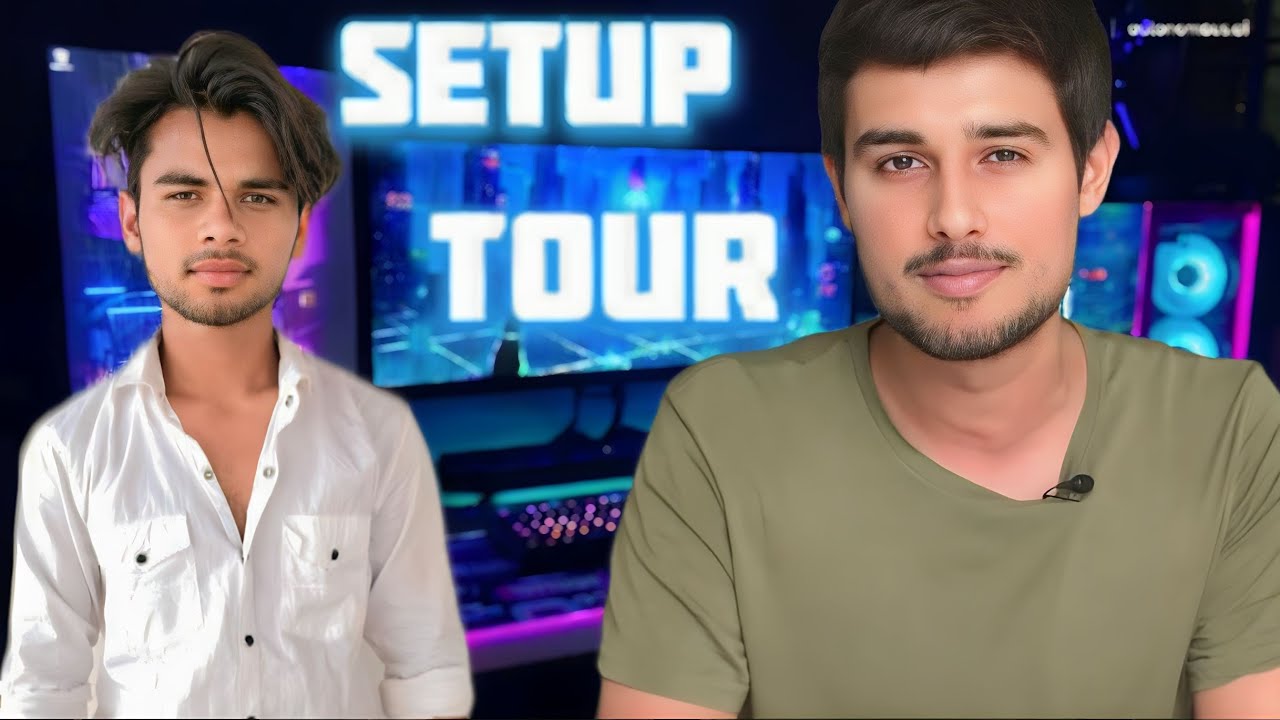 Dhruv rathi setup tour||सेटअप टूर||#dhruvrathee #technology #studio # ...