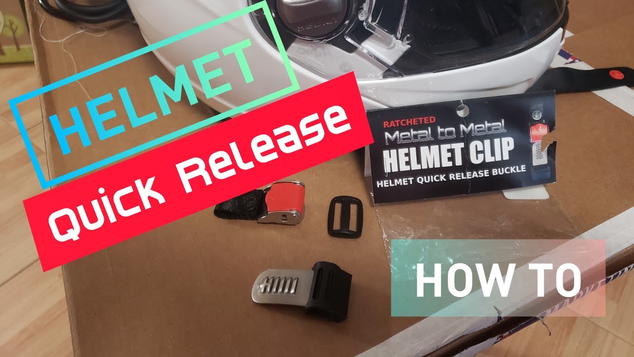 HOW TO - HELMET QUICK RELEASE CLIP (Uniek Stylz) - YouTube