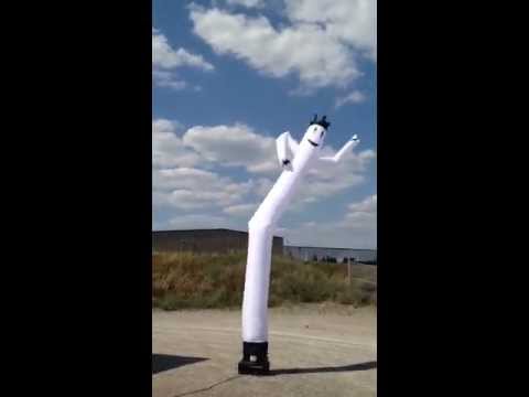 White Air Dancer from AirDancers.ca - YouTube