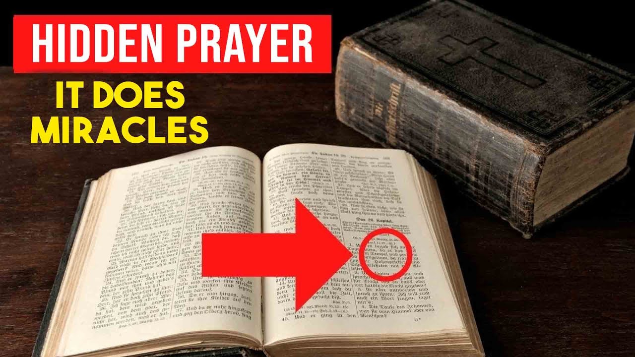 HIDDEN PRAYER of the BIBLE that DOES MIRACLES!!! PRAYERS ON VIDEO - YouTube