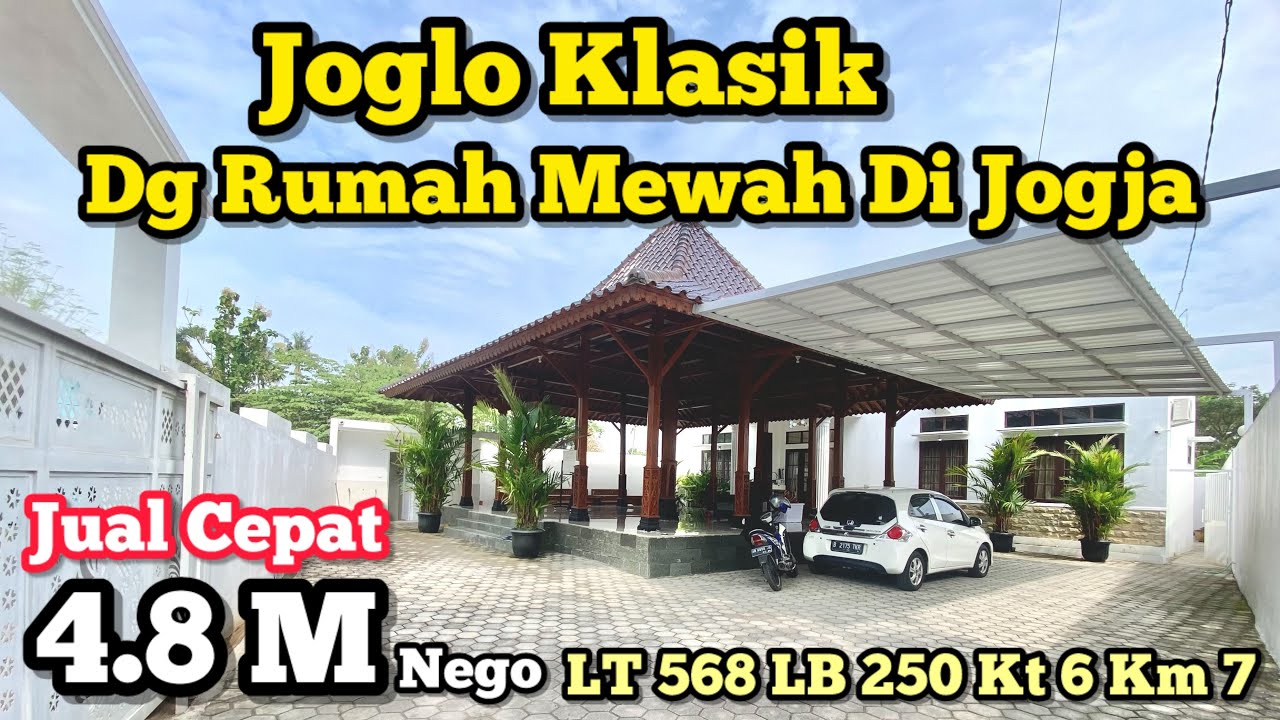 ISTIMEWA !!! Rumah Joglo Mewah di Jogja - YouTube