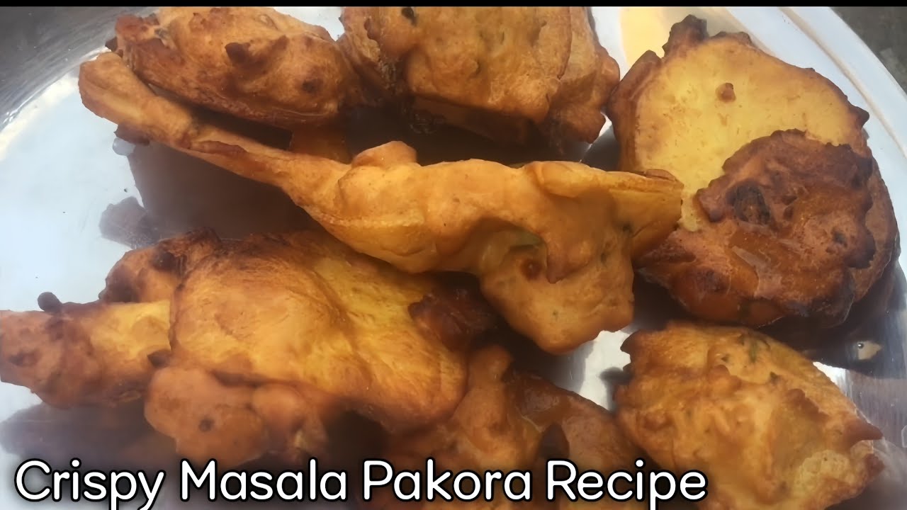 Crispy Masala Pakora Recipe | Perfect Tea Time Snack - YouTube