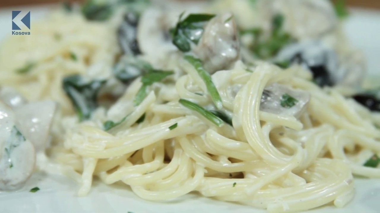 Ora 7 - Shpageta të shoqëruar me spinaq dhe kërpudha të freskëta - Klan ...