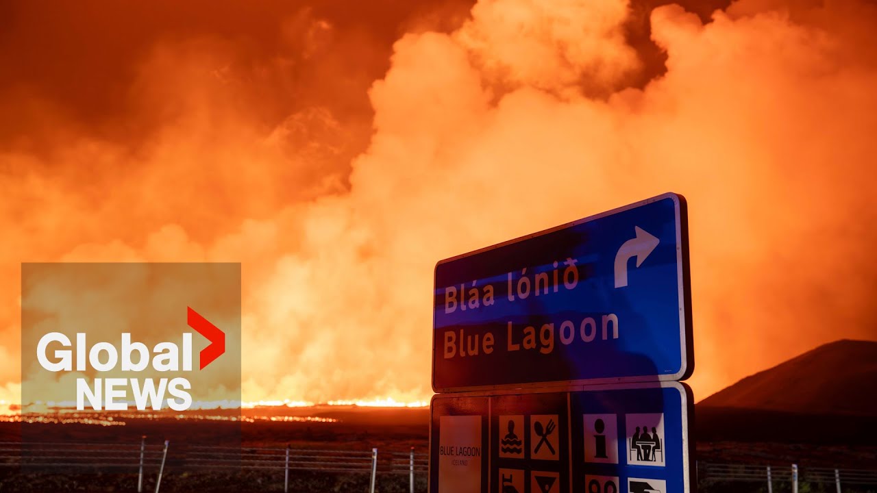 Iceland volcano eruption: Blue Lagoon spa evacuated, Grindavik spared ...
