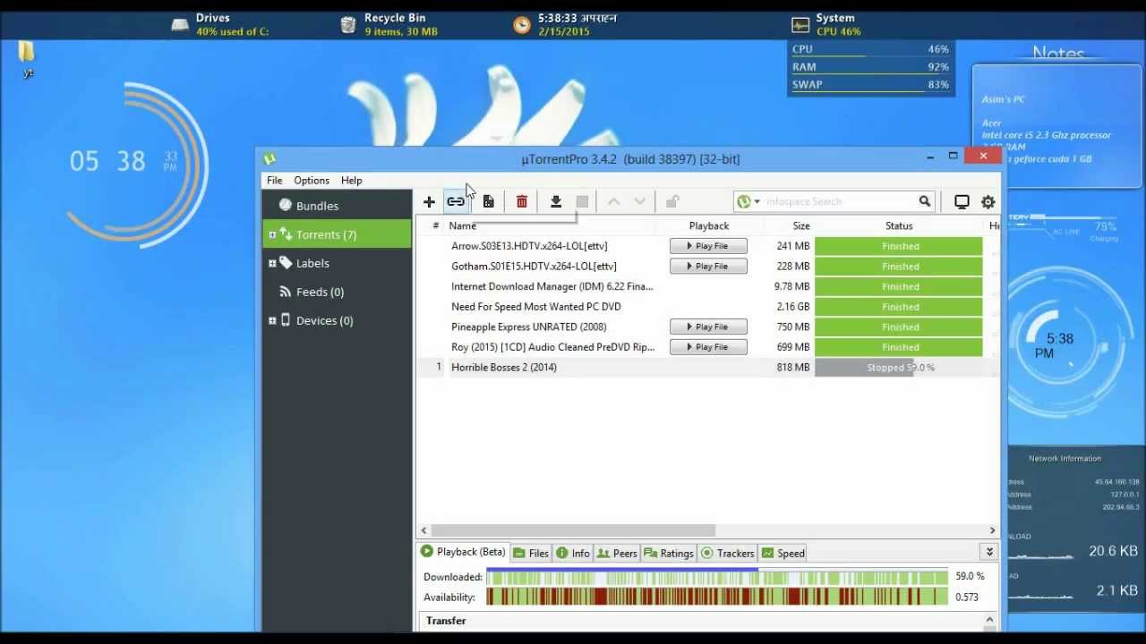 How to increase speed in utorrent and bittorrent- HD [Updated ] - YouTube