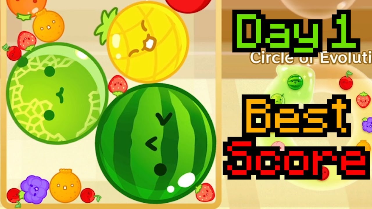 My Best Score from My First Day of Suika! - YouTube