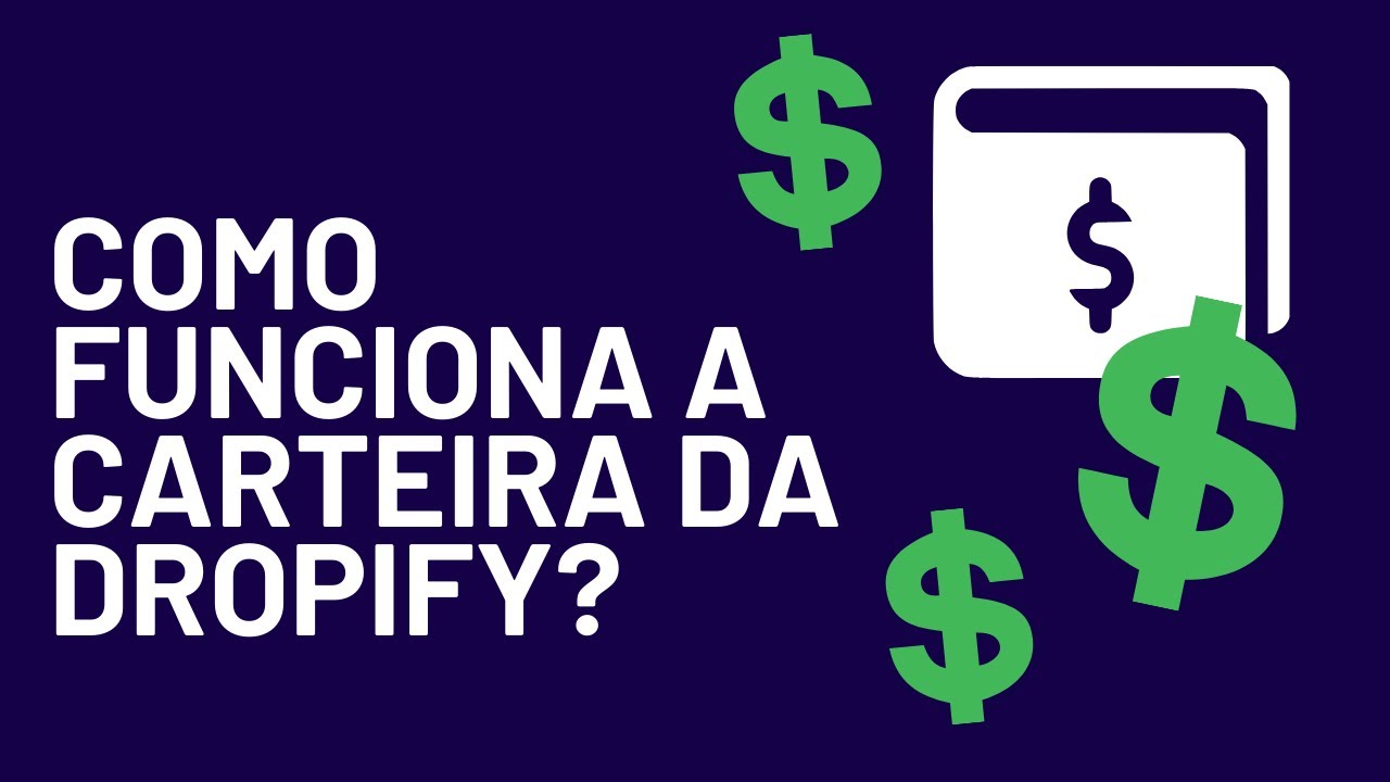 Como funciona a Carteira da Dropify e a compra de produtos - YouTube