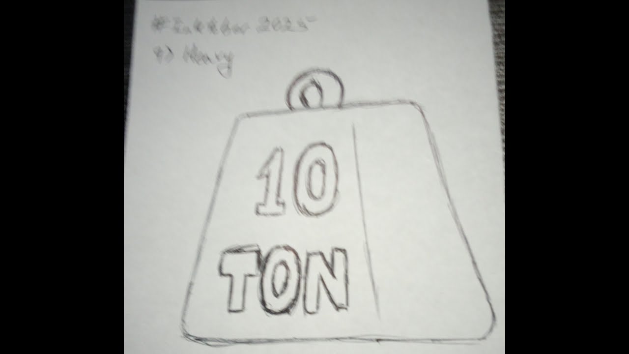 Inktober 2025 - 9. Heavy - YouTube